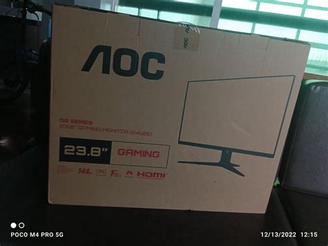 New Monitor Aoc 24g2e 23 8 Full Hd Ips Gaming Monitor With 144hz Refresh Rate Computers And Tech