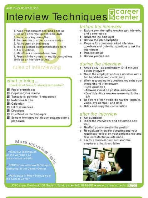 Interview Techniques Pdf Interview Leadership