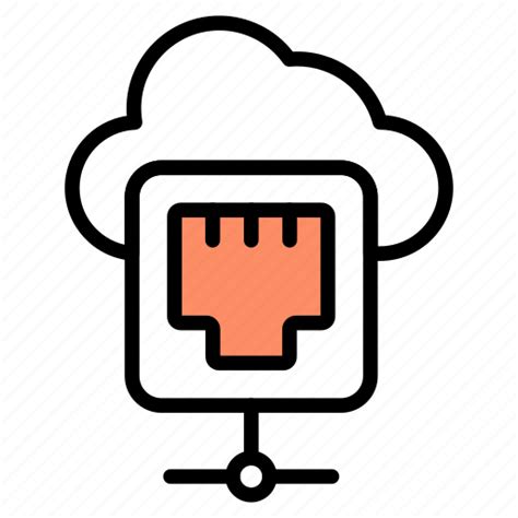 Port Information Technology Computing Storage Icon Download On