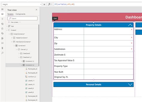Expandable And Collapsible Tables In Powerapps