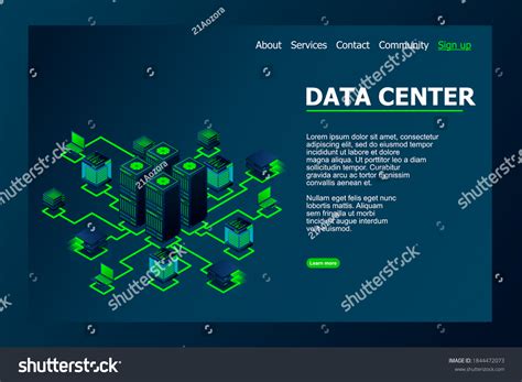 Datacenter Hosting Server Data Center Room Stock Vector Royalty Free 1844472073 Shutterstock