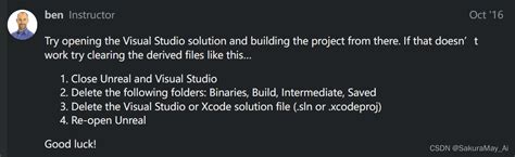 Ue5 报错记录the Following Modules Are Missing Or Built With A Csdn博客