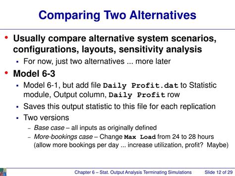 Ppt Statistical Analysis Of Output From Terminating Simulations Powerpoint Presentation Id