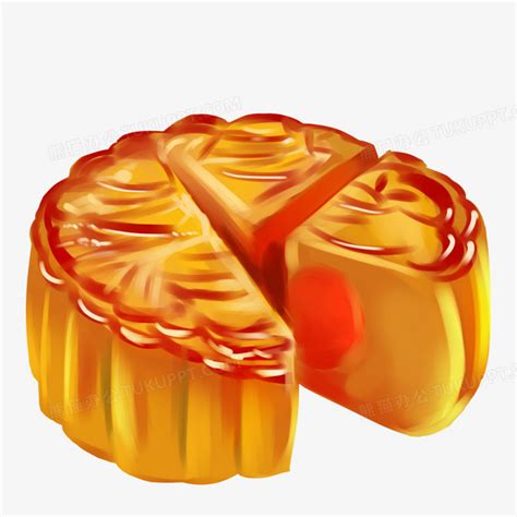 手绘卡通中秋节月饼png图片素材下载中秋节png熊猫办公