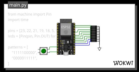 Esp32 10led Range Wokwi Esp32 Stm32 Arduino Simulator