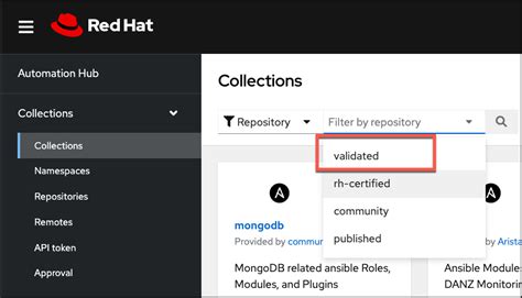 Importing Ansible Validated Content Into Private Automation Hub