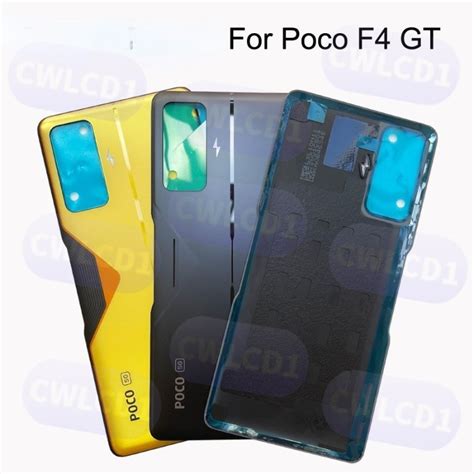 For Xiaomi Poco F GT Battery Cover Back Glass Rear Door Housing Case POCO F GT Battery Cover