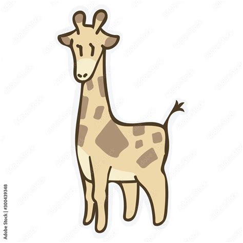 Cute Giraffe Doodle