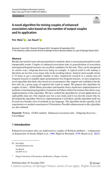 A Novel Algorithm For Mining Couples Of Enhanced Association Rules