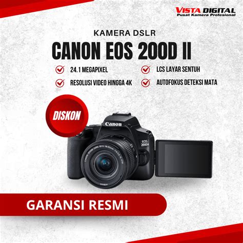 Jual Canon Eos D Ii Kit Ef S Mm Is Stm Garansi Resmi Shopee Indonesia