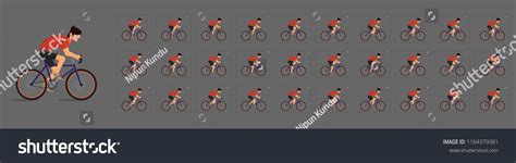 Cycling Animation Cycle Riding Animation Sprite Sheet Of Cycling Animation For Game Or