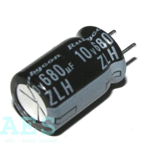 680uf 10v 105°c Zlh Rubycon 1 338 Kč Ks Aes Astrotechnika Elektrosoučástky Stavebnice