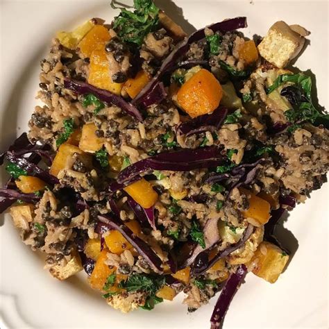 Vegan High Protein Salad With Creamy Tahini Dressing Recipe