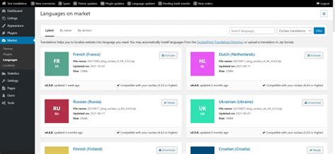 Import Languages Translations Osclass Documentation And Knowledge Base