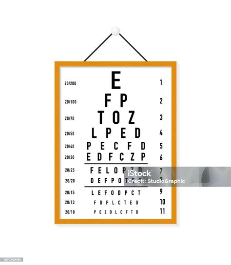 안과 연구에서 시력 검사 포스터 의사가 함께 예술 디자인 의료 포스터 기호와 함께 육안 검사를 위한 안과 테스트를 위한 개념 그래픽 요소 벡터 일러스트 레이 션 개념에 대한