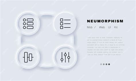 Premium Vector Navigation Menu Set Icon App Application List Pictogram Settings Sliders