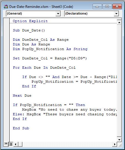 How To Use Date Reminders In Excel Basic Excel Tutorial