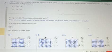 Solved Apply The Eigenvalue Method To Find A General Chegg Com