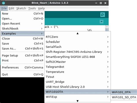 Wifi101 Ota With Mkr 1000 Wifi Arduino Documentation