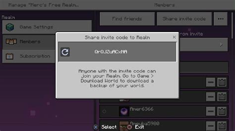 Minecraft New Realm Code YouTube