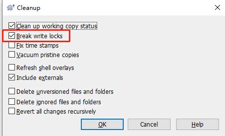 svn报Previous operation has not finished run cleanup if it was
