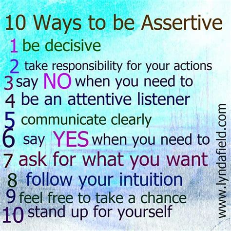Assertive Assertiveness Assertive Quote Quotes