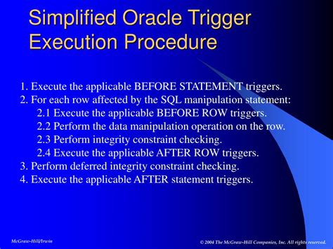 Ppt Overview Stored Procedures And Triggers Powerpoint Presentation Id445975