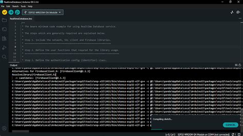 Stuck Compile If Use Firebase Ide 2x Arduino Forum