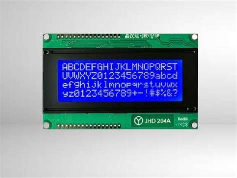 20x4 Lcd Display Green Pluntx