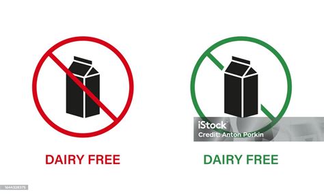 유제품 무료 실루엣 아이콘 세트입니다 유제품 정지 신호 건강 식품만 젖소 우유 유당 금지 기호입니다 무료 유제품 다이어트 로고