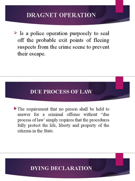 Definition Of Terms Cdi 105 Pdf Arrest Police