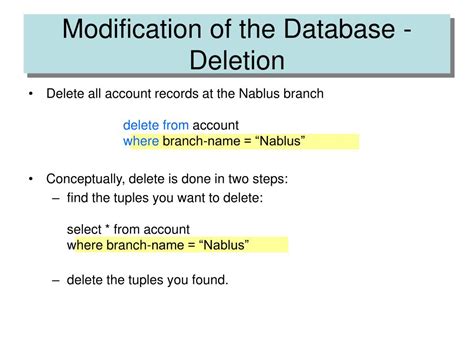 Ppt Data Manipulation Language Dml Powerpoint Presentation Free