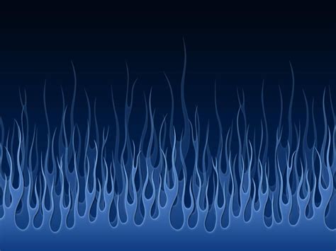 Download Embossed Blue Flames Wallpaper