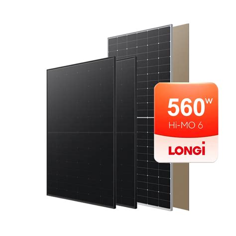 Oem Longi Hi Mo 6 Series 560wp 570wp 580wp 585wp Solar Panel Double Glass 550wp 560wp 570wp Pv