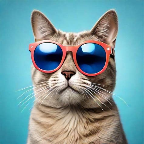 17000 Funny Cat Wearing Glasses Pictures
