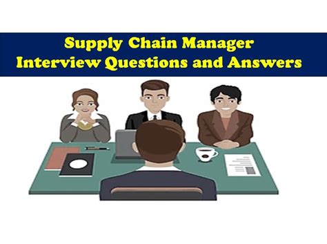 Supply Chain Manager Interview Questions And Answers