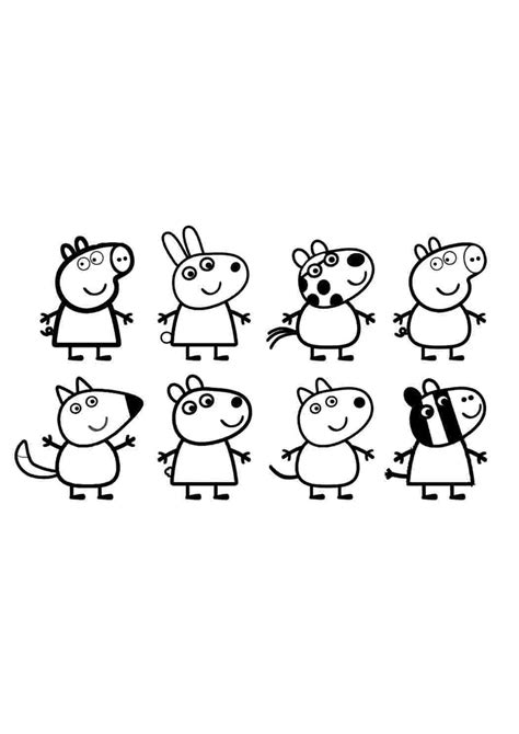 Раскраски Раскраска мамы Свинки Онлайн раскраска Свинка Пеппа представляет Скачать