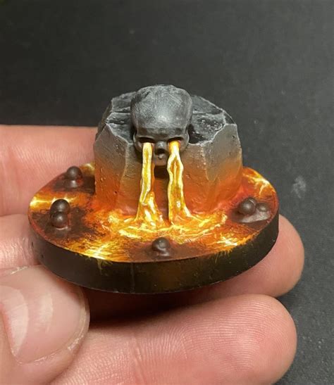 First Attempt On A Lava Base Rminipainting