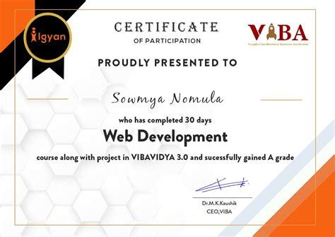 Sowmya Nomula On Linkedin Webdevelopment Html Css Viba