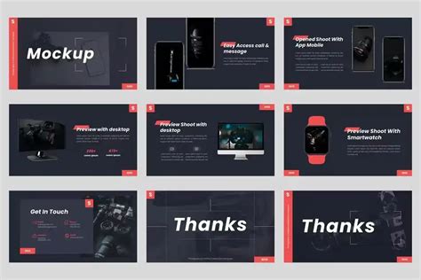 قالب پاورپوینت نمونه کار عکاسی Shoot Photography