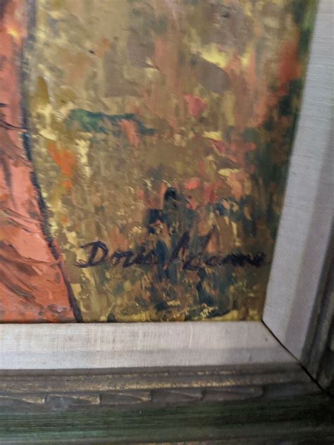 Clown Painting By Doris Adams Tim Burtons High School Art Teacher Ebay