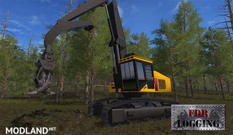 FDR Logging Shovel Loader V Mod Farming Simulator