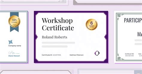 15 Workshop Certificate Templates To Download In 2025