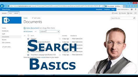 sharepoint 2013 search basics youtube