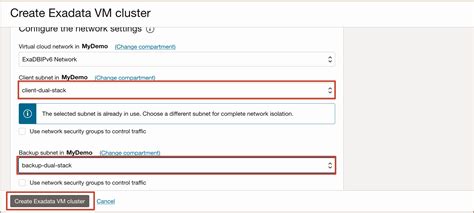 Configure IPv IPv Dual Stack Networking For Oracle Exadata Database Service On Dedicated