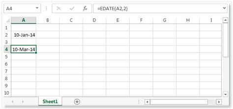 Excel Edate Function W3resource Excel Edate Function W3resource
