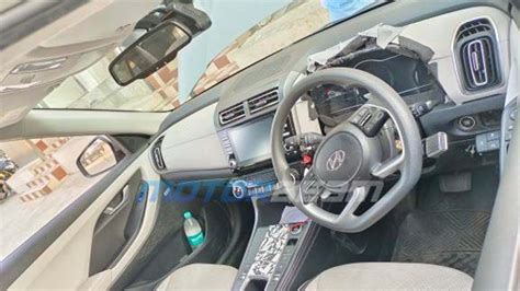 Hyundai Creta Ev Interiors Spied While Charging