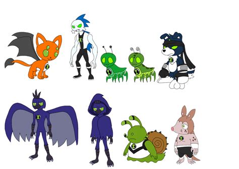 My Alien Ocs In Uaf Style By Aymanedrawings On Deviantart