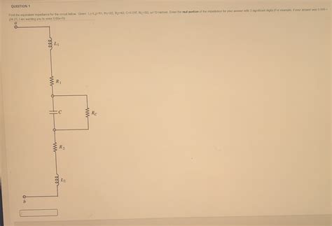 Solved QUESTION 1 Chegg Com