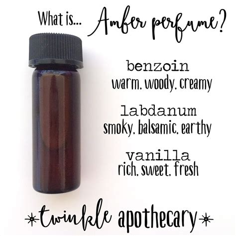 What Is Amber Perfume Twinkle Apothecary